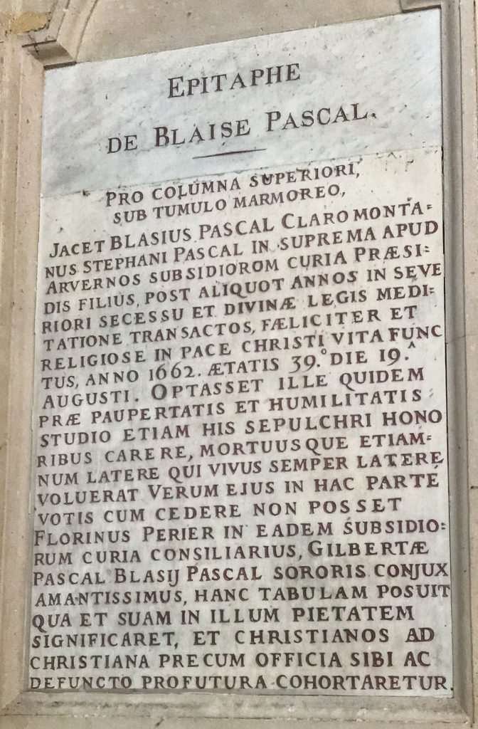 UPDATE: Blaise Pascal was a towering genius from the Deep Heart of ...