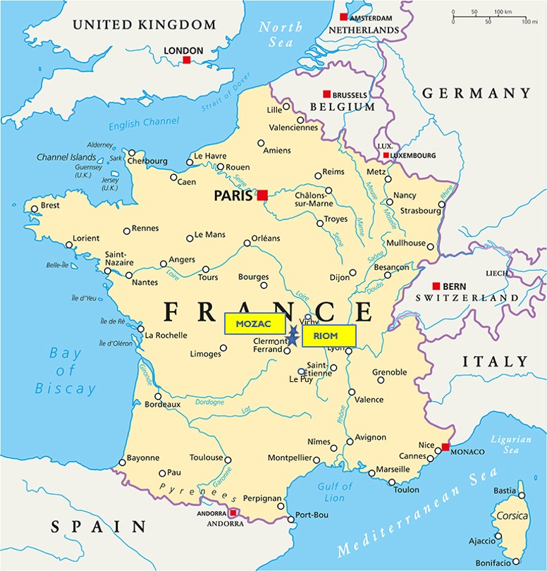 Visit the ancient Abbey at Mozac in the Deep Heart of France - Deep ...